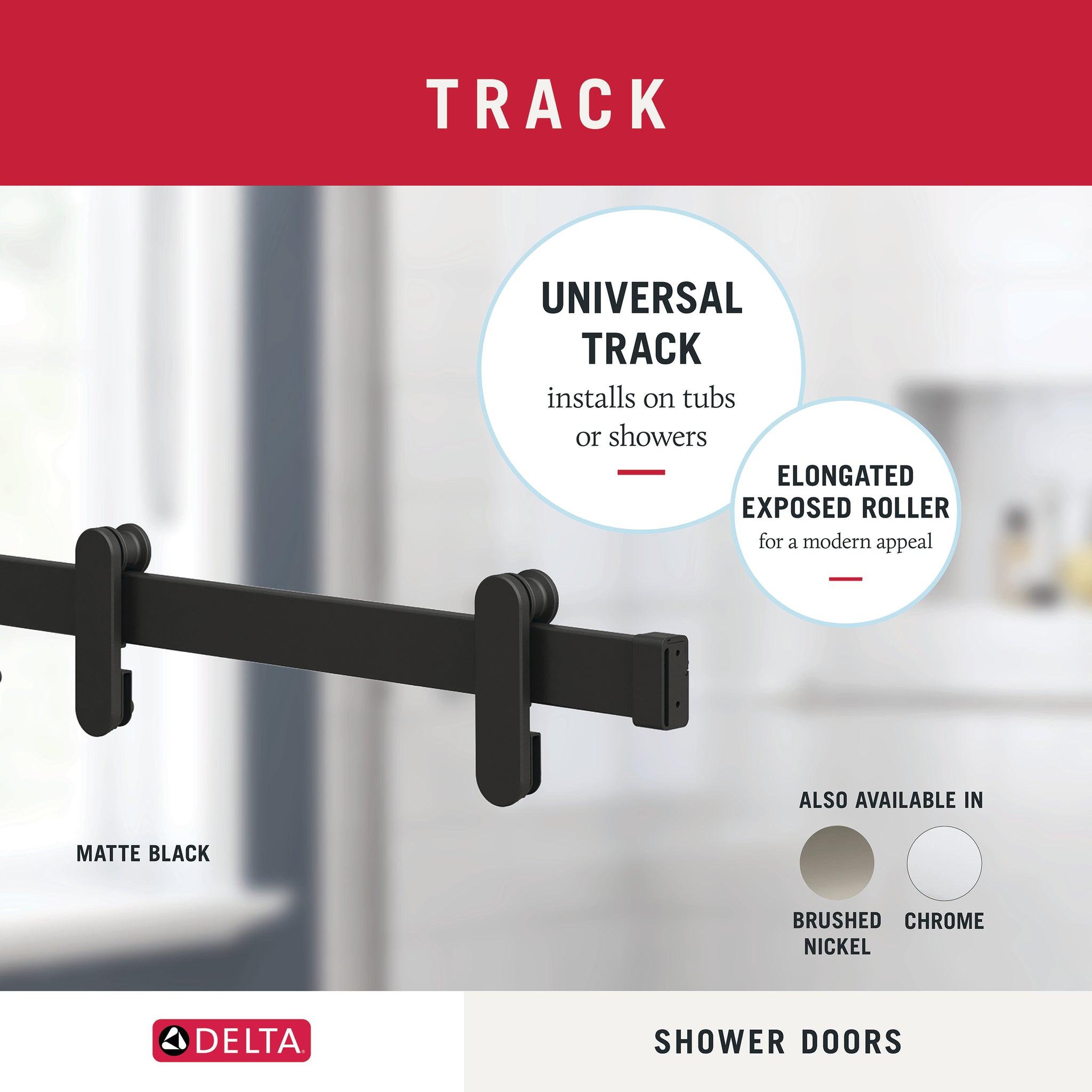 Cabot 8mm Bathtub Door with Lathan Handle – Delta Shower Doors