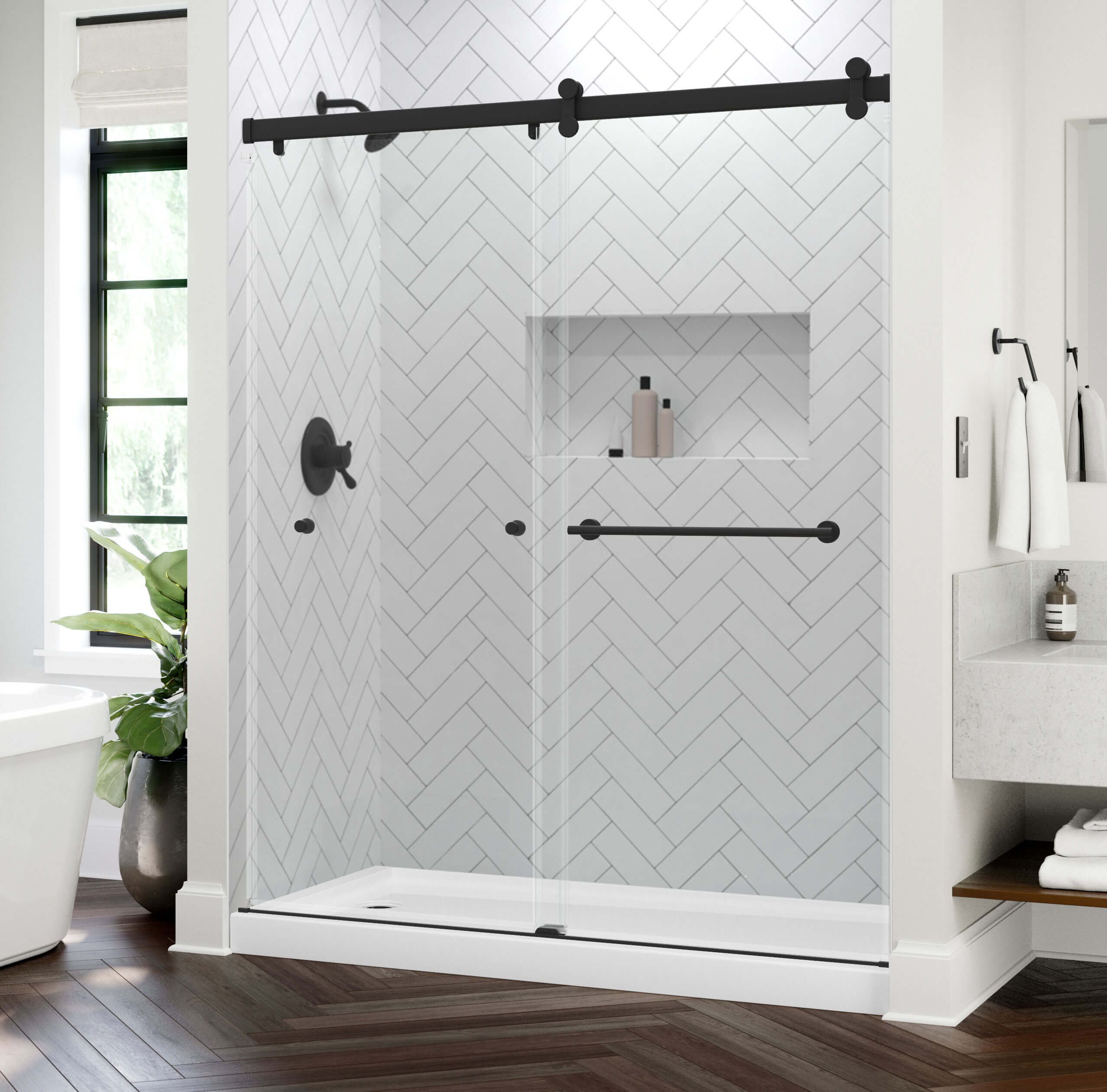 Shop Delta Shower Doors for Every Bathroom Style